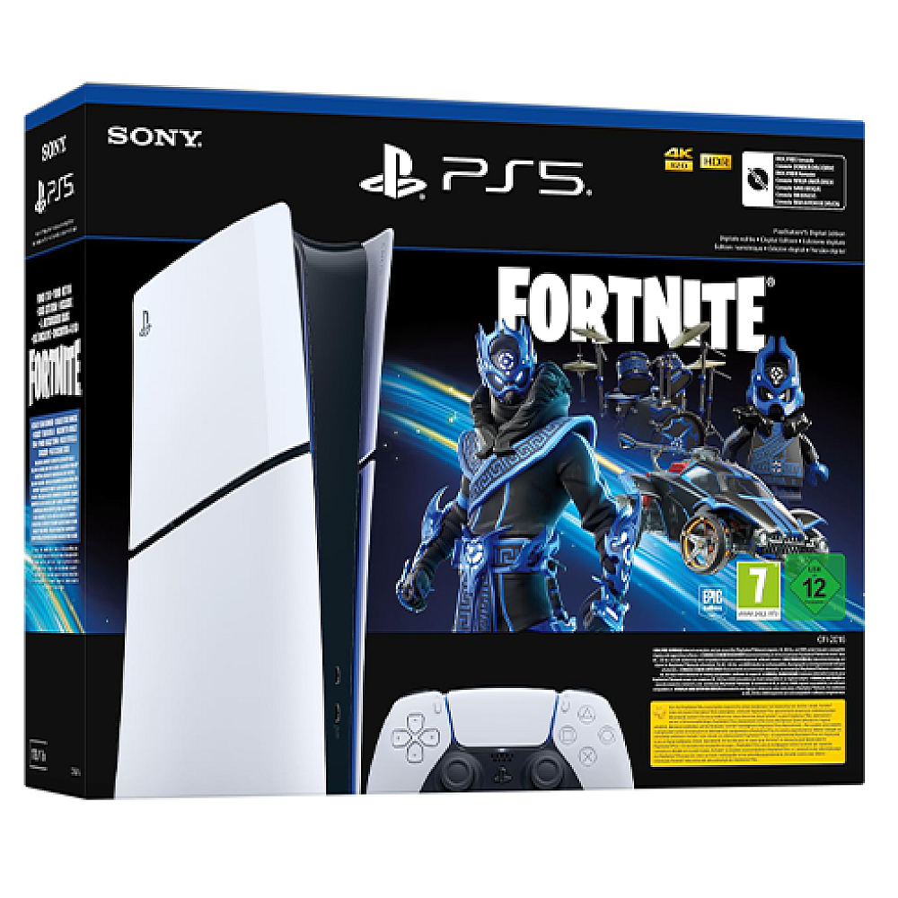 Sony Playstation 5 1TB Digital Slim Fortnite Cobalt Star Bundle naujas